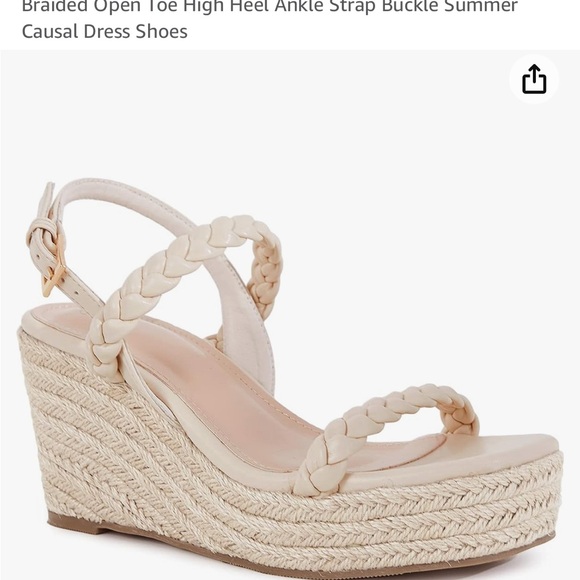 Shoes | Trish Lucia Espadrille Wedge Sandals | Poshmark
